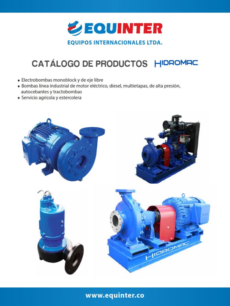 Catálogo Hidromac | PDF | Materiales | Ingeniero civil