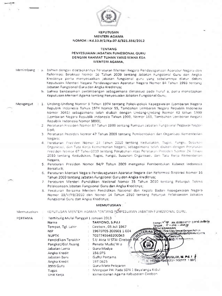 Sk Jafung 1 Pdf