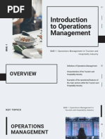 Operations Management in Hospitality | PDF | Operations Management | System