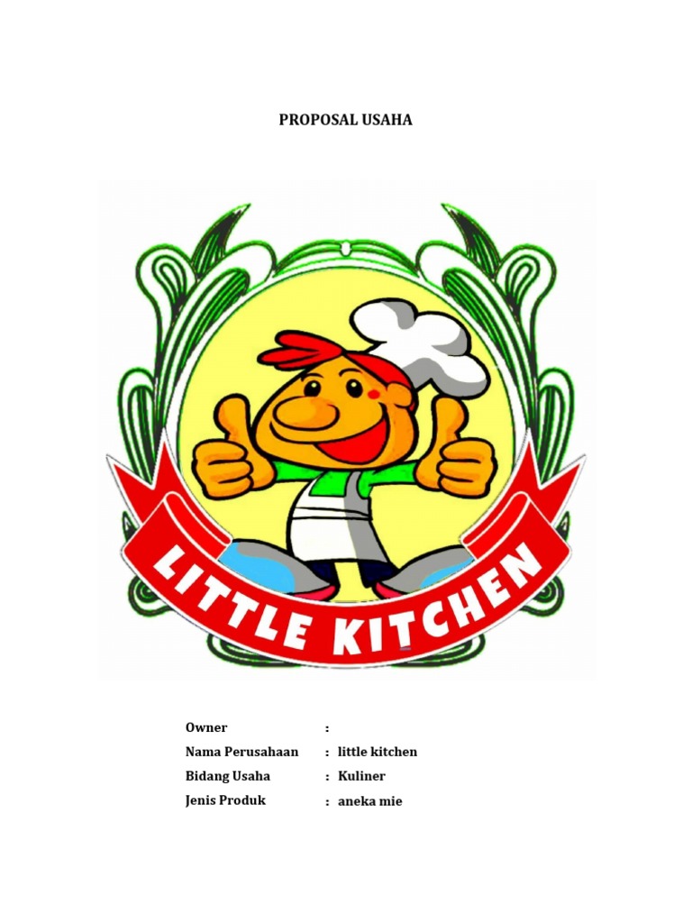 Proposal Usaha Mie Goreng Little Kitchen | PDF