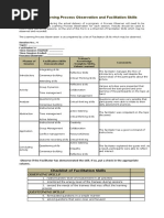 Trainer Observation Form | PDF