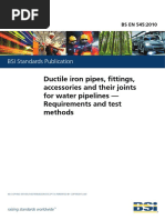 BS en 598-2007+A1 - 2009-Ductile Iron Pipes, Fittings, Accessories and Their Joints For Sewarage ...