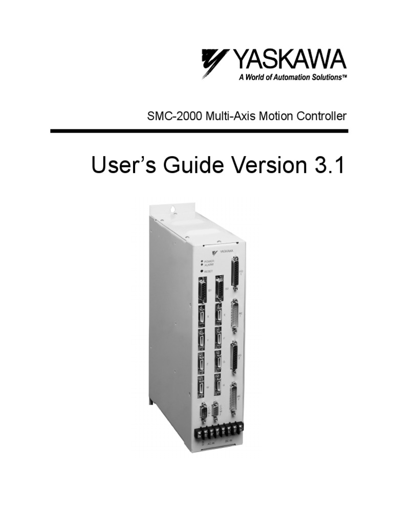 User's Guide Version 3.1: SMC-2000 Multi-Axis Motion Controller ...
