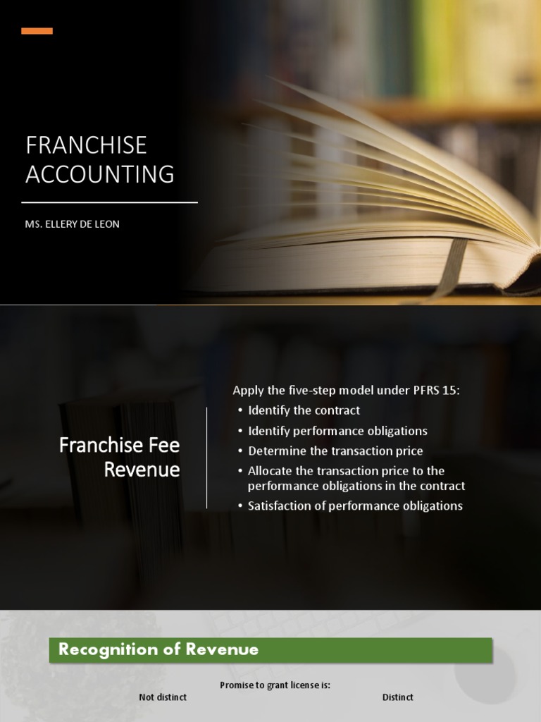 Franchise Accounting | Download Free PDF | Franchising | License