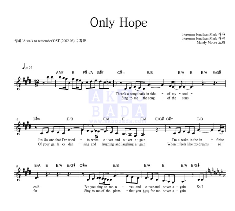 Only Hope | PDF