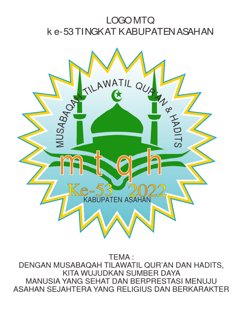Logo - MTQH 2022 | PDF | Agama & Spiritualitas