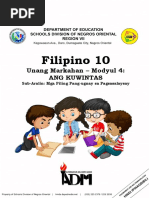 Filipino10 Q2 Module-6 Ver6 | PDF