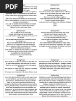 Faculty Felloship 2018 Emcee Script | PDF | Worship | Prayer