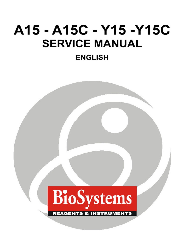 A15 Y15 Service Manual | PDF