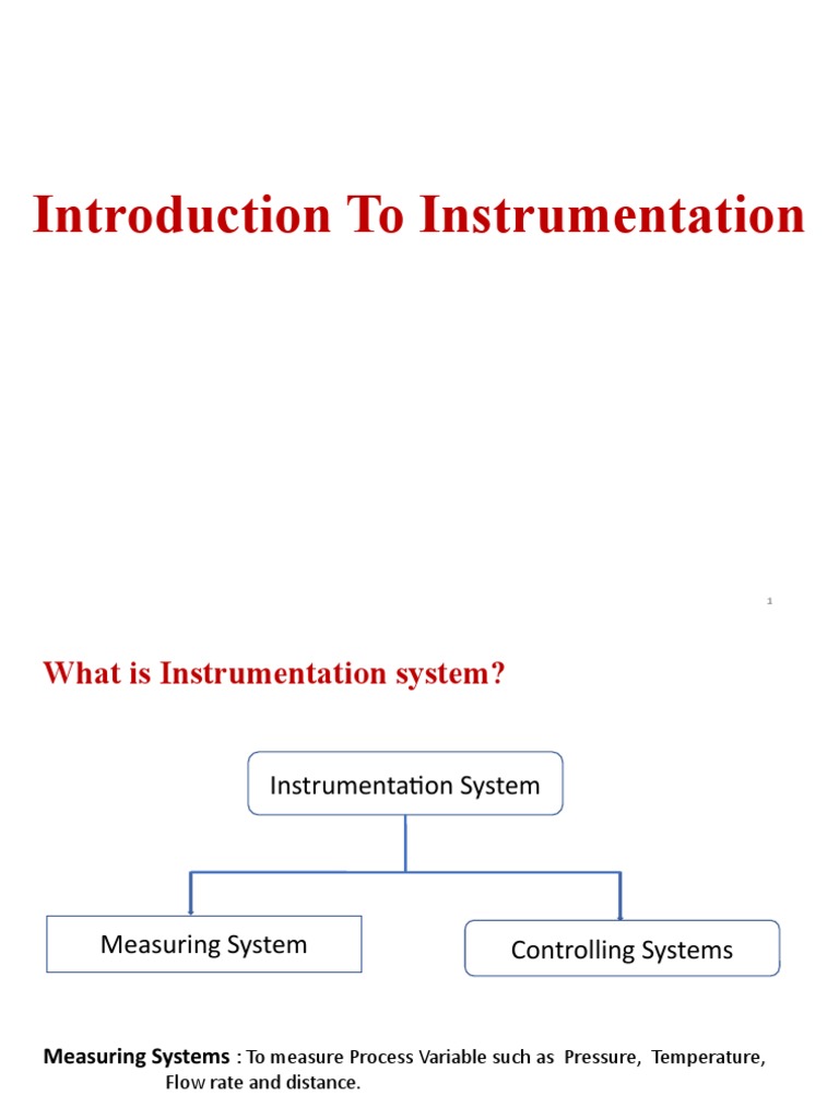 2.1 Introduction To Industrial Instrumentation | PDF | Observational ...