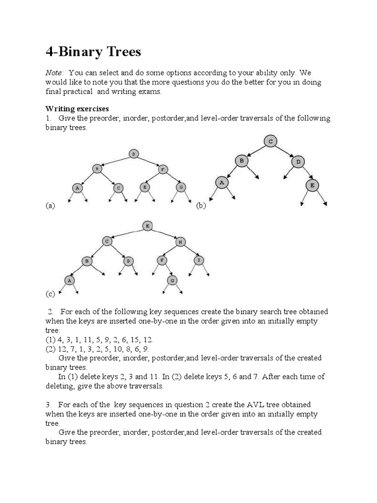 4 Binary Trees | Download Free PDF | Theoretical Computer Science ...