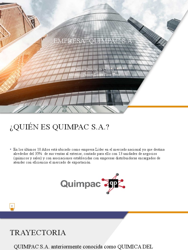 Quimpac S.A. | PDF