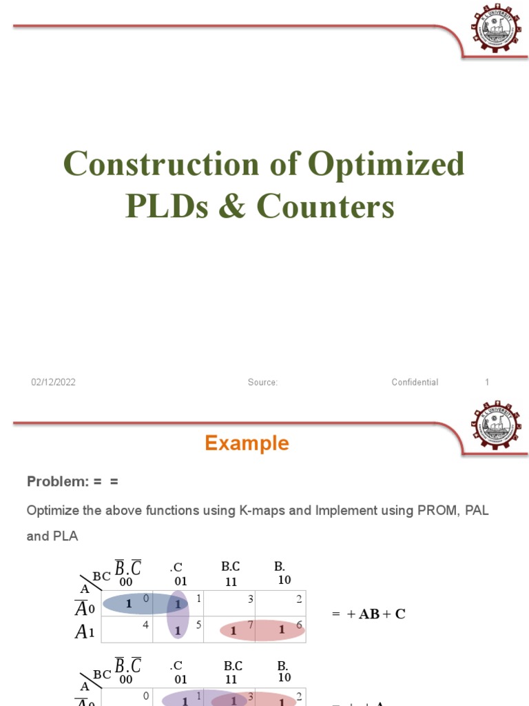 3 - Optimizing PLD Counter Designs Using K-Maps (DLP-2021-22) | PDF ...