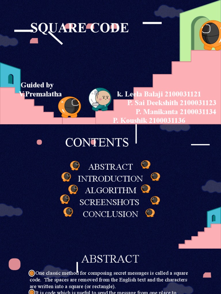 CTSD Project Work Square Code | PDF | String (Computer Science ...