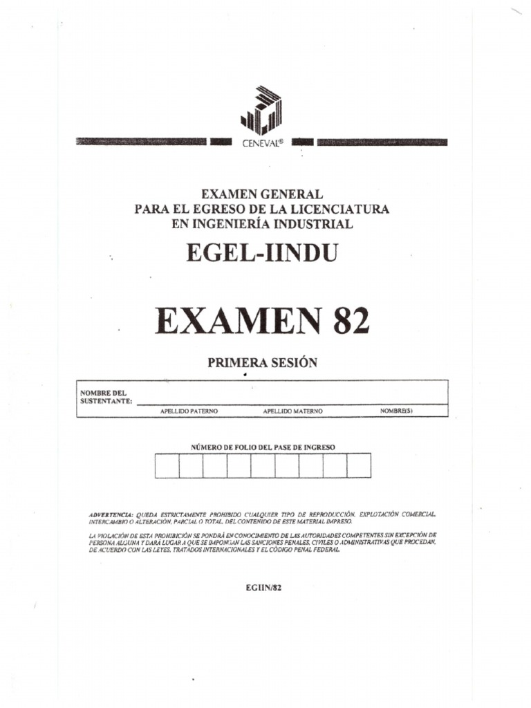 Examen 82 | PDF