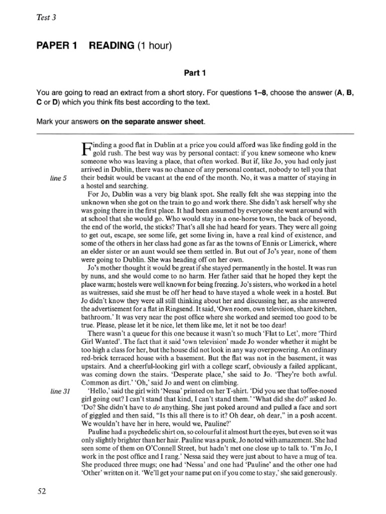 Test 3 - Papers 1-2-3 | PDF