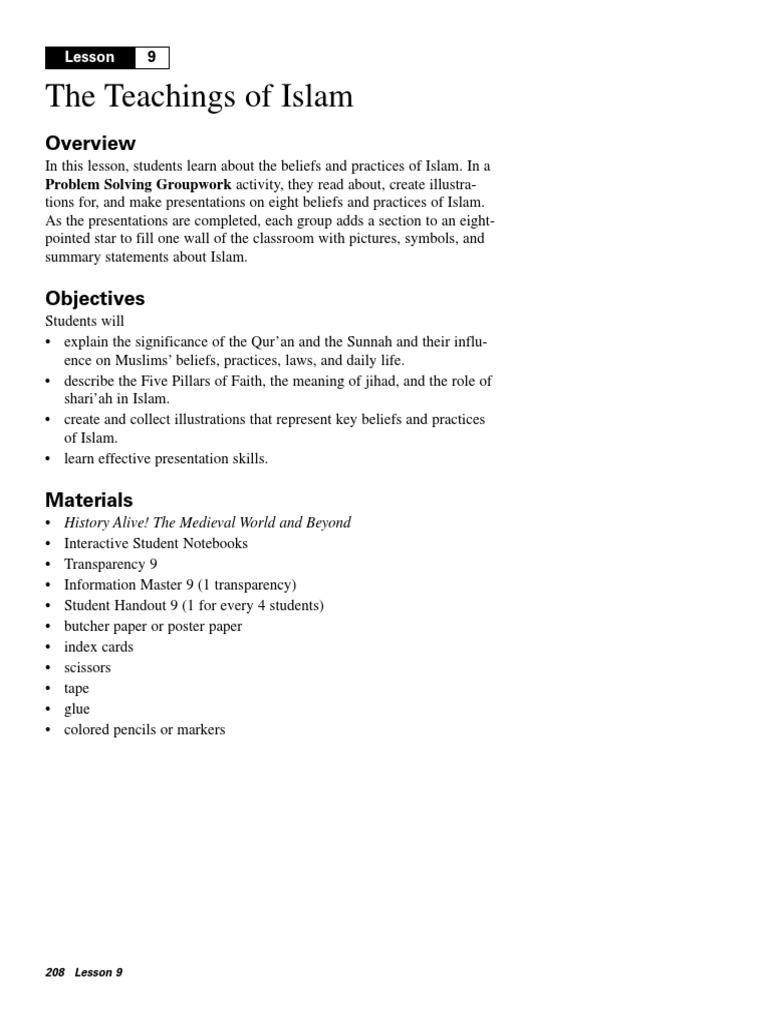 09 The Teachings of Islam | Download Free PDF | Ramadan | Hajj