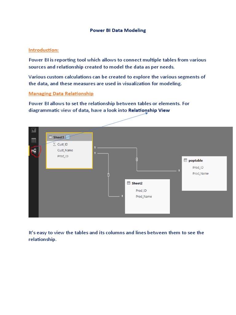 Power BI - Data Modeling | PDF | Data | Software