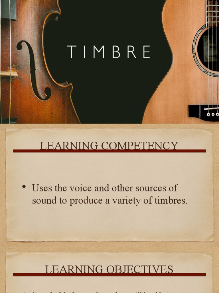 Timbre | PDF