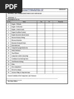 Air Compressor Inspection HSE Checklist | PDF
