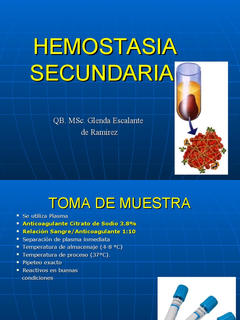 Pruebas de Coagulaci N TLC 1 | PDF | Hemostasia | Coagulación