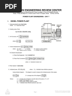 Mechanical Engineering Reviewer | PDF | Equations | Power Station