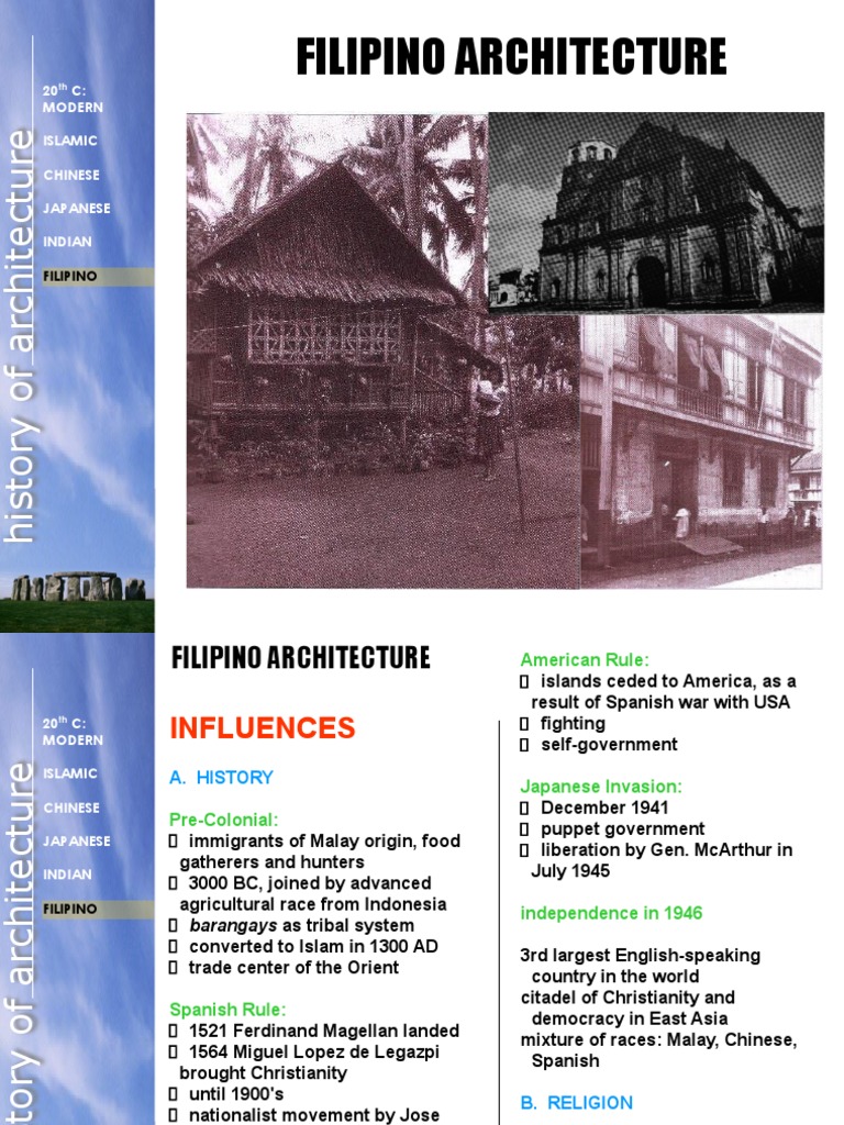 Filipino Architecture | PDF | Philippines