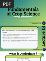 Agronomic Crops and Their Scientific Names | PDF | Crops | Cereals
