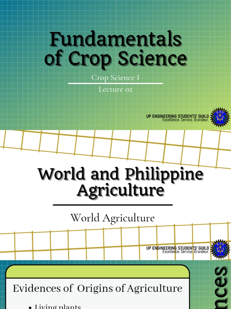 Fundamentals Fundamentals Fundamentals of Crop Science of Crop Science ...