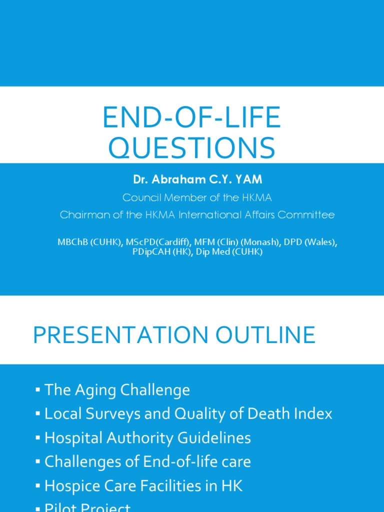 End-of-Life Questions - R1 - W Script | PDF | Palliative Care | End Of ...