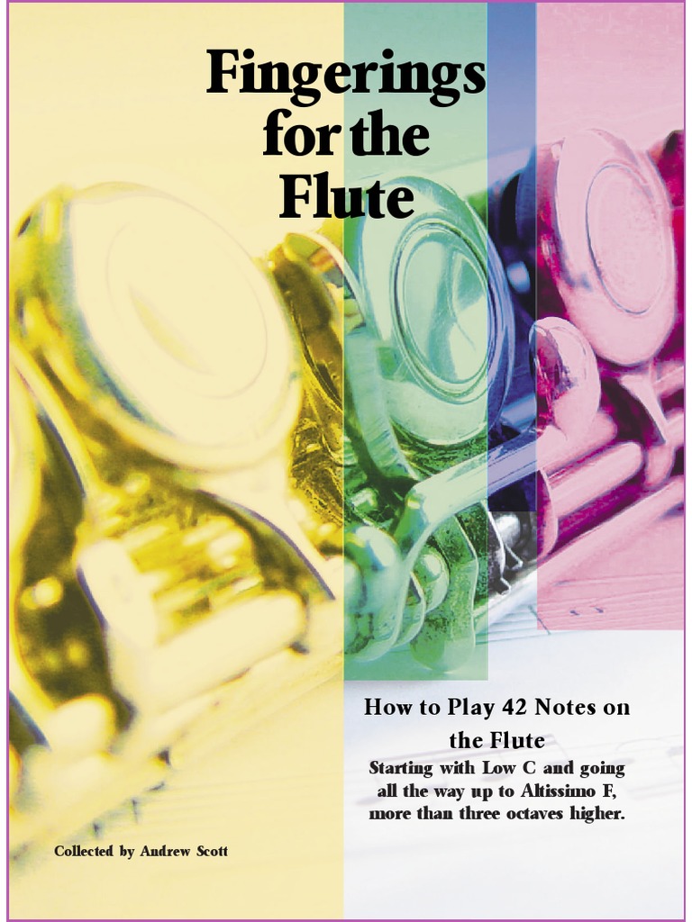 Flute Fingering Chart | PDF | Music Theory | Elementary Organology