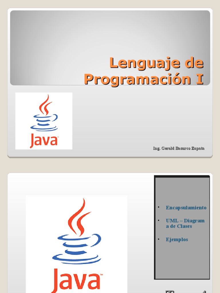 Encapsulamiento Uml Diagrama De Clases Java Pdf Herencia