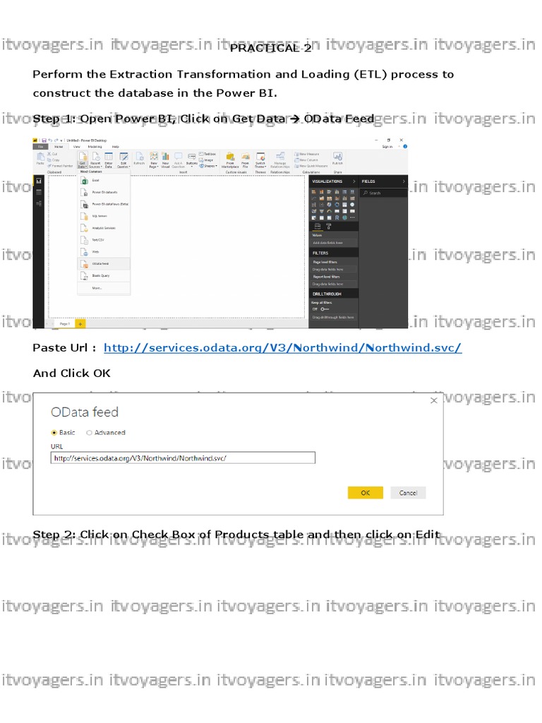 Itvoyagers Bi Practical 2 A Etl Powerbi Mu Tyit | Download Free PDF | Table (Database) | Software