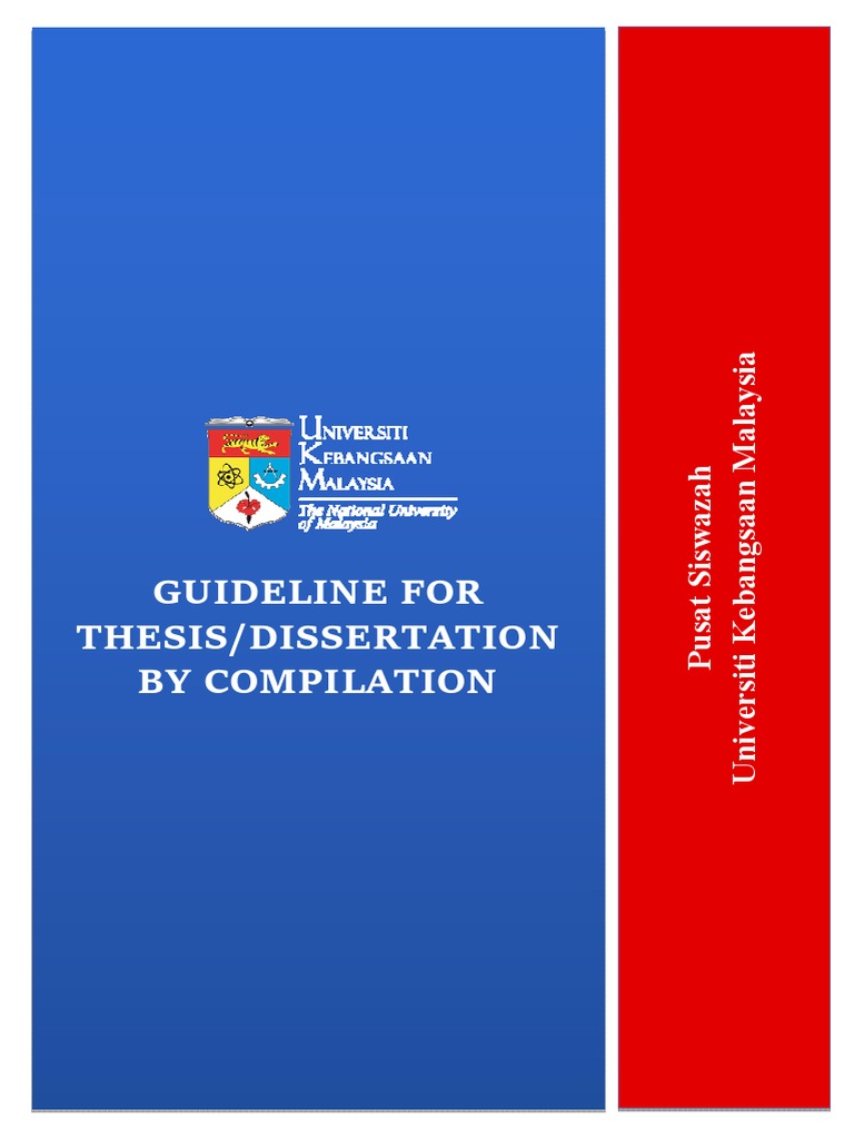 Guideline For Thesis/Dissertation by Compilation | PDF | Thesis | Doctorate