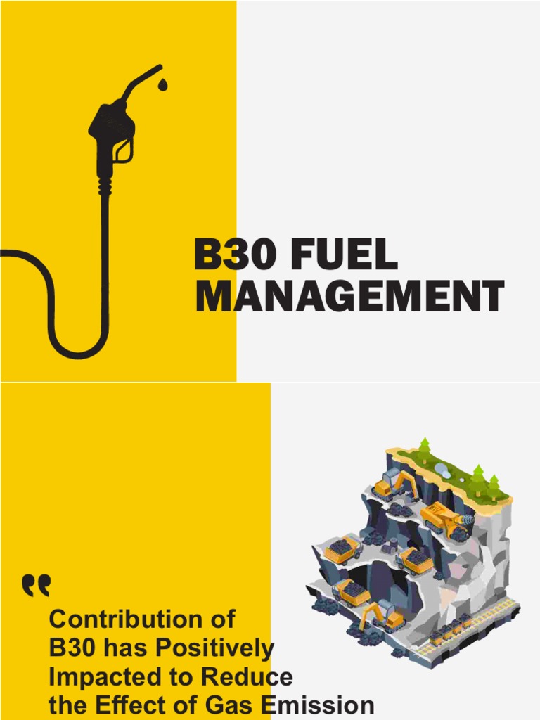 B30 Fuel Management | PDF