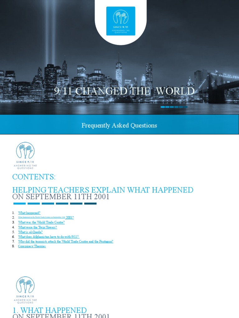 Since 911 - Faqs Final | PDF | September 11 Attacks | World Trade ...
