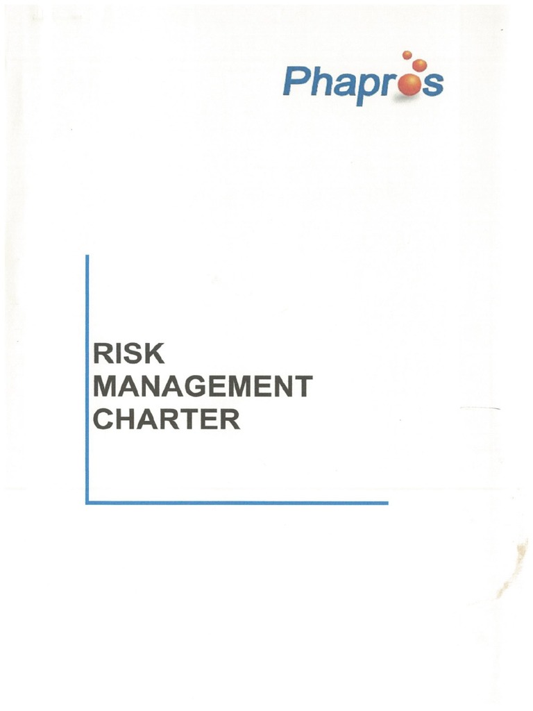 2020 Risk Management Charter | PDF