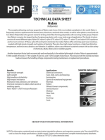 Nylon 66 30GF Technical Data Sheet 2 | PDF | Strength Of Materials | Ultimate Tensile Strength