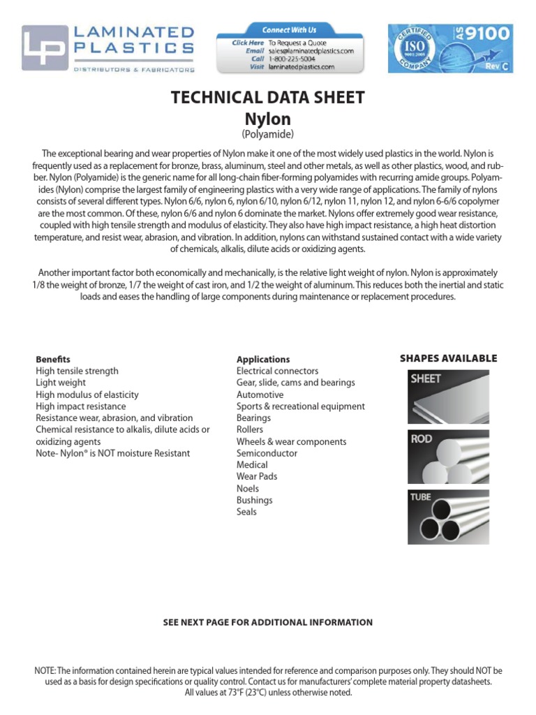 Nylon | PDF | Nylon | Wear