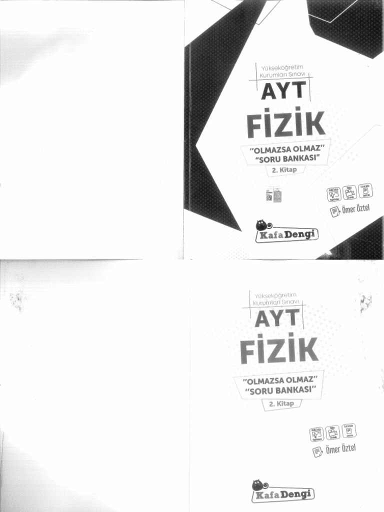 Ayt Fi̇zi̇k Soru Bankasi 2 Kafa Dengi̇ | PDF