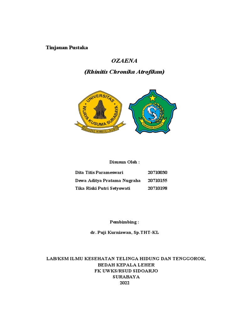 Referat Ozaena | PDF