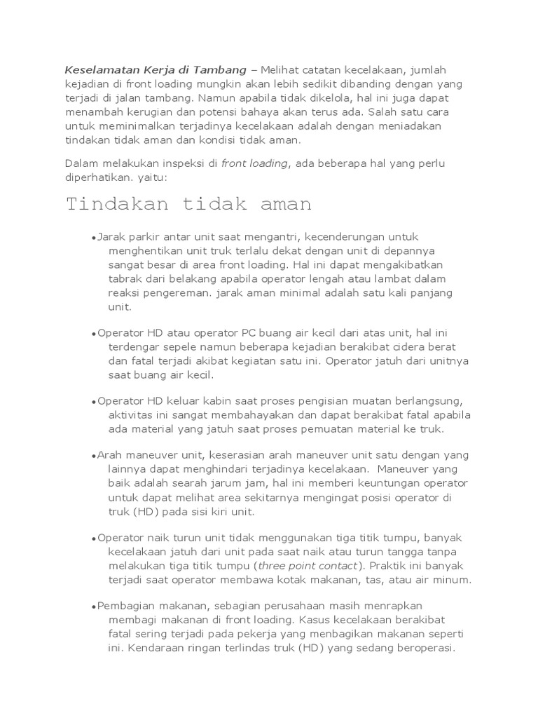 K3 Di Front Loading | PDF