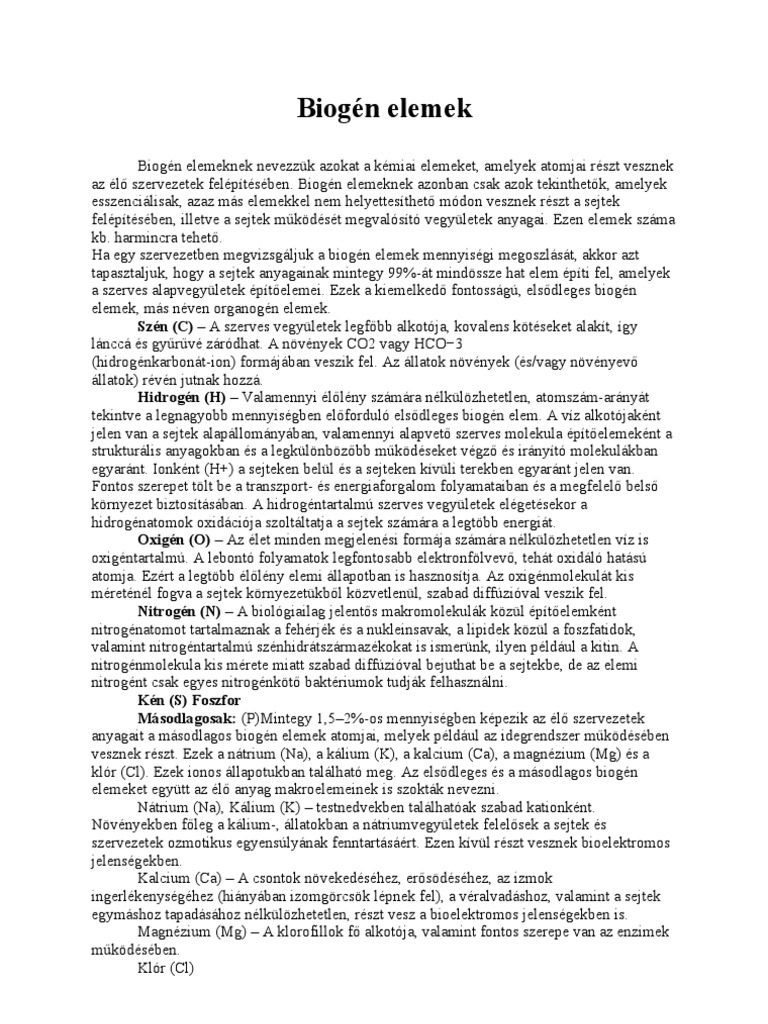Biogen Elemek Pdf