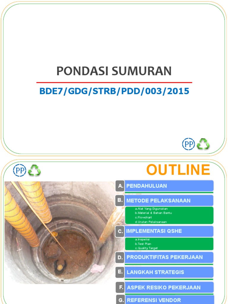 Metode Pondasi Sumuran dan Beton Cyclop | PDF