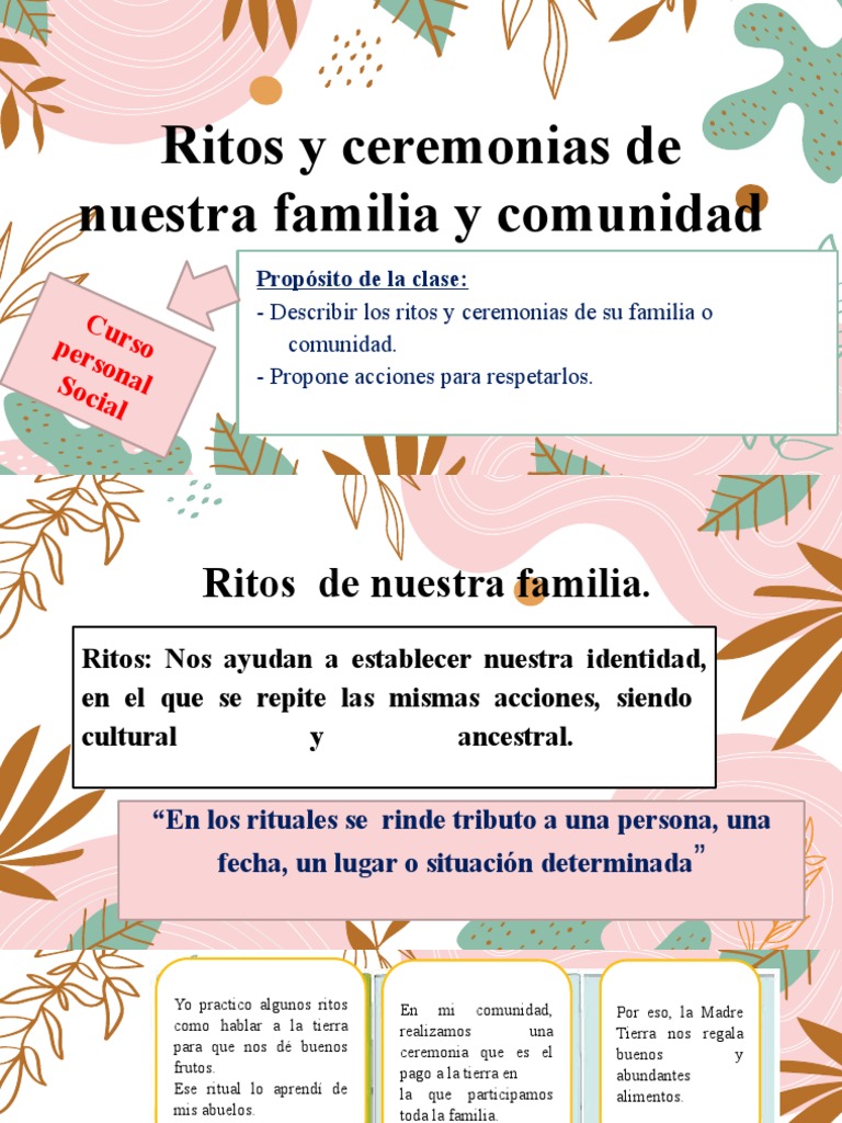 Ritos y Ceremonias | PDF | Rituales