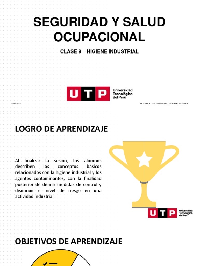 S05.s1 - Diapositiva Clase | PDF | Higiene Ocupacional | Seguridad y ...