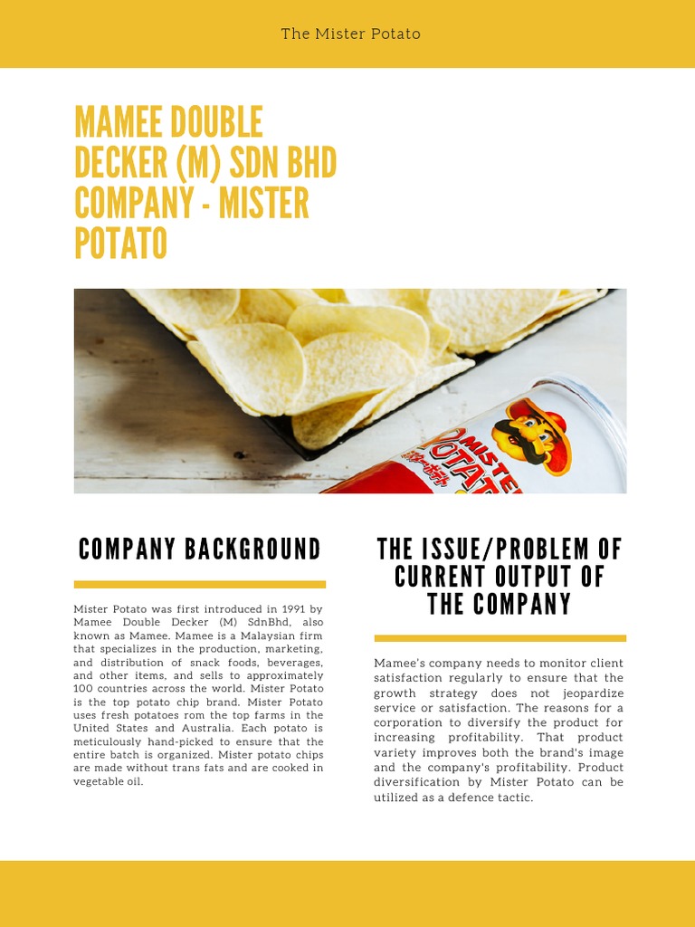 E-Bulletin Mister Potato | PDF | Potato Chip | Cooking