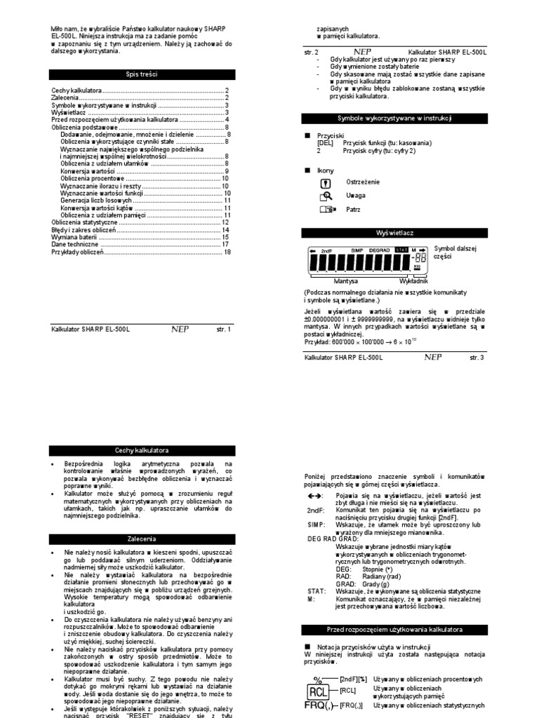 Sharp User Manual | PDF