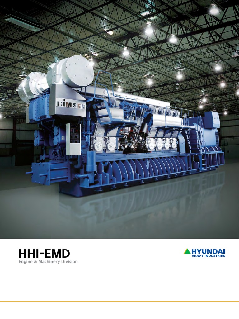 Hhi-Emd: Engine & Machinery Division | PDF | Marine Propulsion | Engines