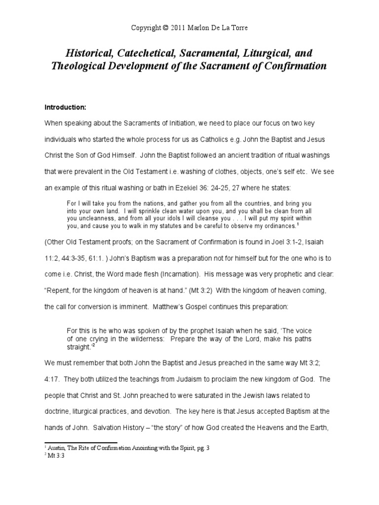 Historical, Catechetical, Sacramental, Liturgical, and Theological ...